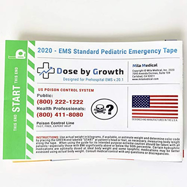 2020 Updated EMS Standard Dose By Growth Pediatric Emergency Length ...