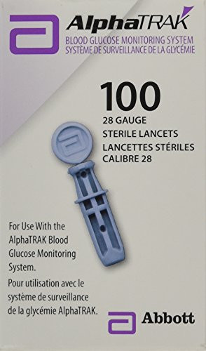 AlphaTRAK Lancets, 28 Gauge, Sterile, Box of 100 - Warehousesoverstock