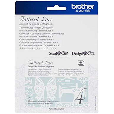 Brother ScanNCut Tattered Lace Pattern Collection #4 CATTLP04, Includes ...