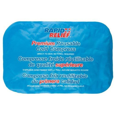 Rapid Relief Reusable Cold Compress for Bumps, Bruises, sprains, Muscle ...