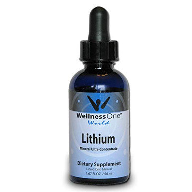 Lithium Premium Liquid Ionic Mineral Drops Supports The Brain 100 Days ...