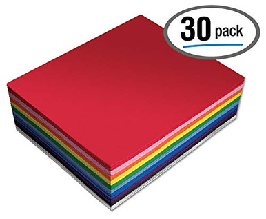 30 Pack EVA Foam Sheets 9 x 12 Inch Assorted Colors 10 Colors 2mm Thick ...