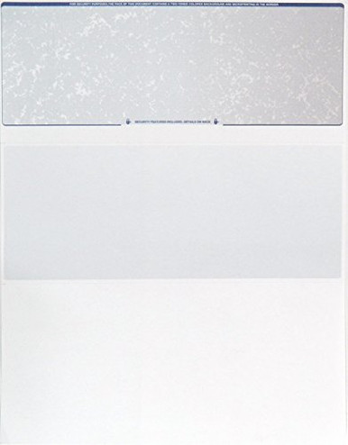 Endoc s Computer Check Paper Pack of 50 Blank Stock Payroll Sheets with ...