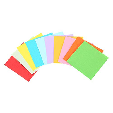 Origami Paper Double Sided Color, Origami Folding Paper 520 Sheets, 10 ...