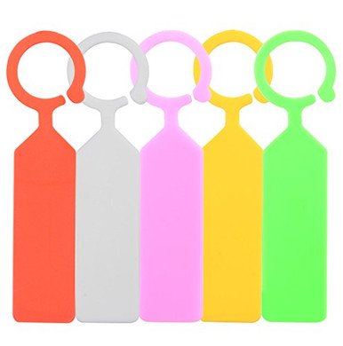 100 Pcs Colorful Thick Tree Tags Labels Plastic Plant Labels Tags ...