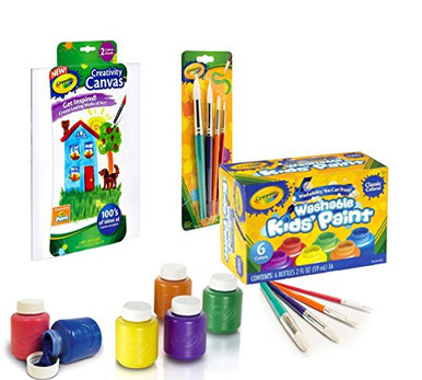 Crayola Washable Kid s Paint 6 count Paint Art Set - Warehousesoverstock