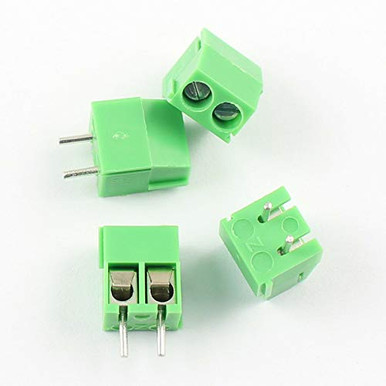 DBParts 20pcs 2-Pin (2 Pole) Plug-in Screw Terminal Block Connector 3 ...