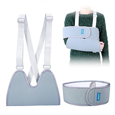 TMISHION Adjustable Arm Sling Support Strap, Arm Sling Shoulder ...