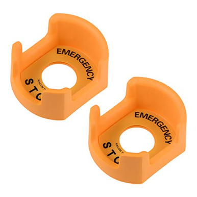 uxcell 30mm Push Switch Button Protective Cover With Emergency Stop ...