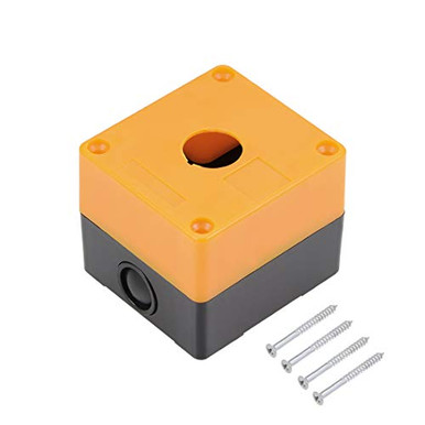 uxcell Push Button Switch Control Station Box 22mm 1 Button Holes ...