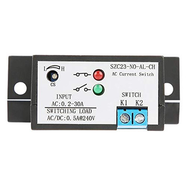 Current Sensing Switch, Normally Open AC Current Switch Adjustable AC 0 ...
