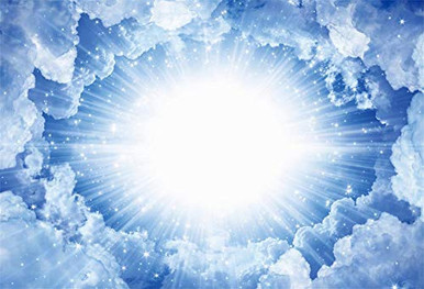 DaShan 10x8ft Heaven Holy Light Christian Backdrop for Church God Bless ...