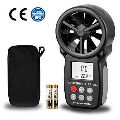 Digital Anemometer Handheld AP-007 Wind Speed Meter Gauges for ...