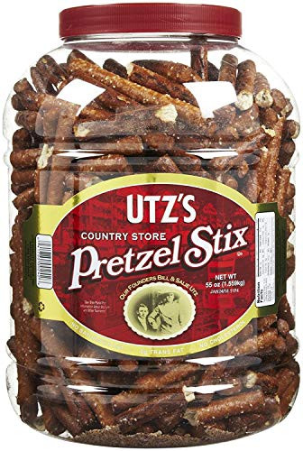 Utz Country Store Pretzel Stix 55 oz Barrel Thicker 4 Pretzel Sticks ...