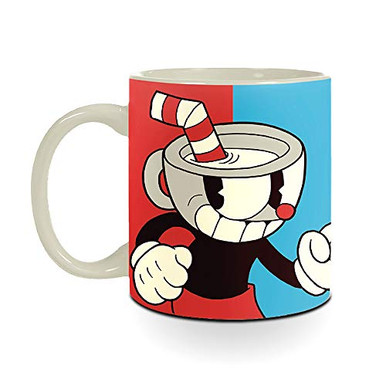 Cuphead Mugman Coffee Mug 16 oz Ceramic Gamer Cup Tea Mug Hot or Cold ...
