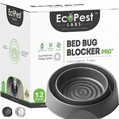 Bed Bug Interceptors 12 Pack Bed Bug Blocker Pro Interceptor Traps ...