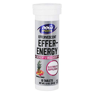 NOW Sports Nutrition Effervescent Effer Energy Electrolyte Supplement ...