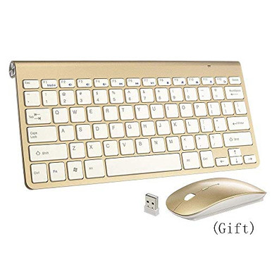 Wireless Keyboard and Mouse Combo, Wireless Touch TV Keyboard, 2.4GHz ...