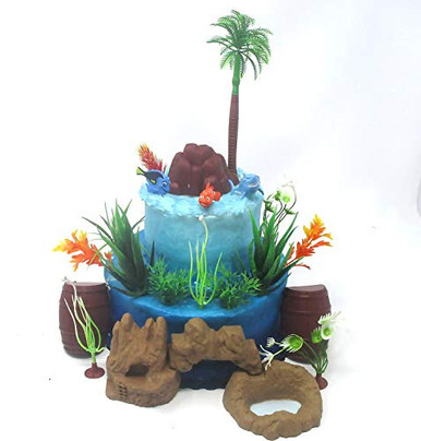 Finding Nemo Themed Birthday Cake Topper Set Featuring Nemo and Friends ...