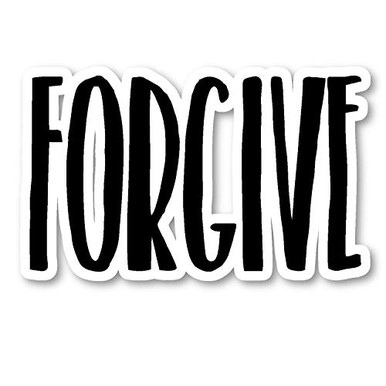 Forgive Sticker Inspirational Quotes Stickers Laptop Stickers Vinyl ...