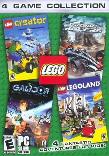 Lego 4 Game Collection Legoland Creator Drome Racers and Galidor ...