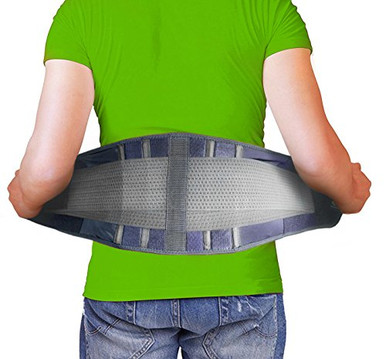 VViViD Adjustable Comfort Compression Support Wraps Lower Back Brace ...