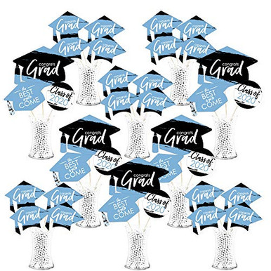 Big Dot of Happiness Light Blue Grad Best is Yet to Come 2020 Light ...