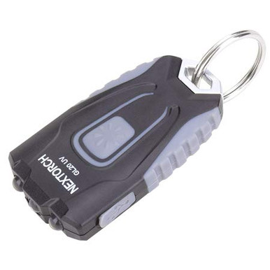 UV Mini LED Flashlight USB Keychain Torch Light for ID Currency ...
