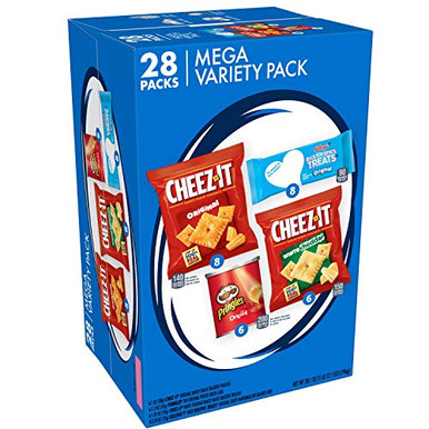 Mega Variety Pack, Snacks, Variety Pack, 28.1oz Box (28 Count ...