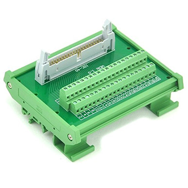 DIN Rail Mount Flat Ribbon Cable 01 FRC Connector Interface Module ...