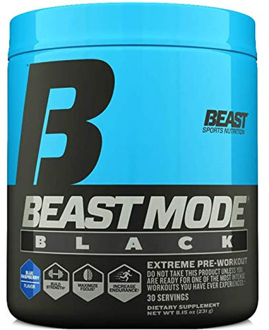Beast Sports Nutrition Beast Mode Black Ultimate Workout Supplement ...