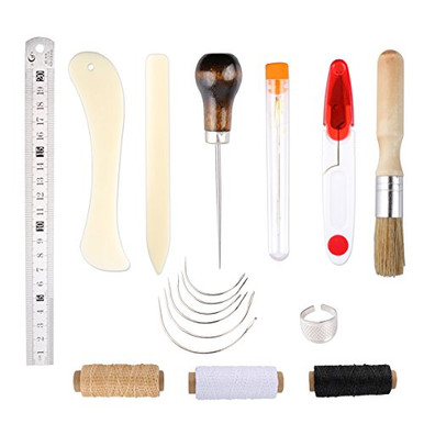 Kissbuty Bookbinding Tools Kit Bone Folder Paper Creaser Glue Brush ...