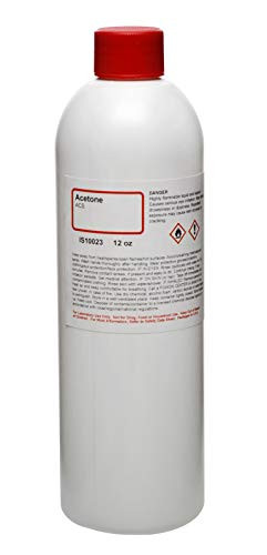 Acetone - Premium ACS Grade, 12oz - The Curated Chemical Collection ...