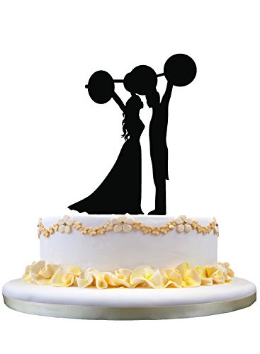 restore2a Unique Wedding Cake Topper Bride and Groom Lifting The ...