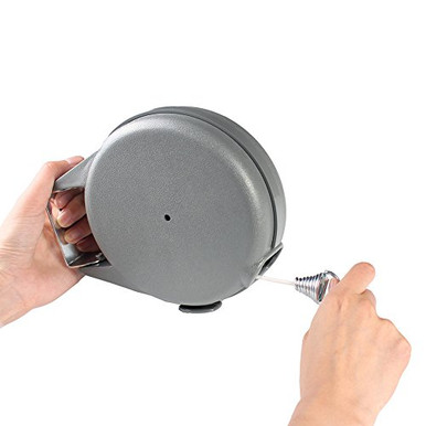 Durable Retractable Bathroom Clothesline Laundry Single Heavy Duty ...