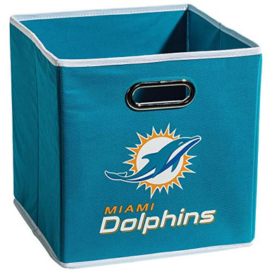 Franklin Sports NFL Miami Dolphins Collapsible Storage Bin - NFL ...