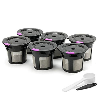 Myinter 6 Reusable Cups K Capsules Refillable Coffee Capsules ...