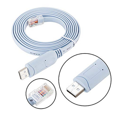 USB to RJ45 Console Cable,Antkeet 6Ft 1.8 Meter USB to RS232 Serial to ...