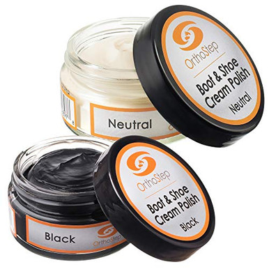OrthoStep Black and Neutral Boot and Shoe Cream Polish - Made in the ...