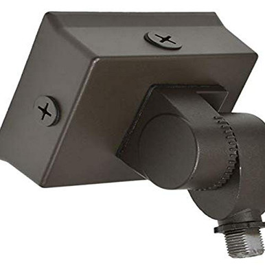 SYLVANIA Slim Wallpack, junction box with knuckle mount, bronze finish ...