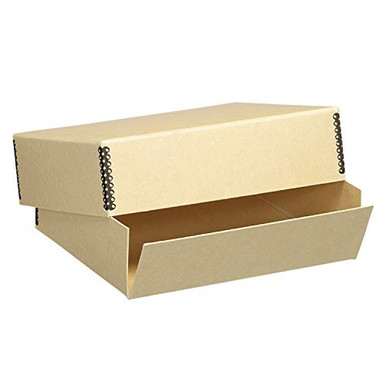 Lineco Tan 11x17 Museum Storage Box Removable Lid and Drop Front Design ...
