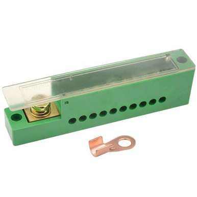WMYCONGCONG 660V 30A Single Phase 1 Inlet 10 Outlet Meter Box Junction ...