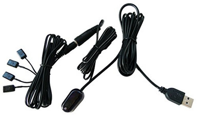 IR Repeater Infrared Remote Receiver and Emitters Control Kit Hidden IR ...