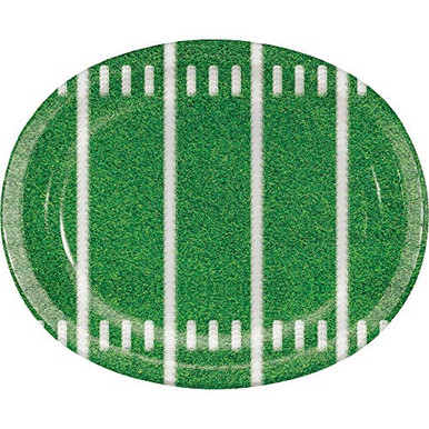 Creative Converting Game Time Oval Plates, 10" x 12", Multi-color ...