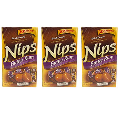 Nips Butter Rum Candy 3 Pack Bundle Nips Butter Rum Hard Candy in Bulk ...