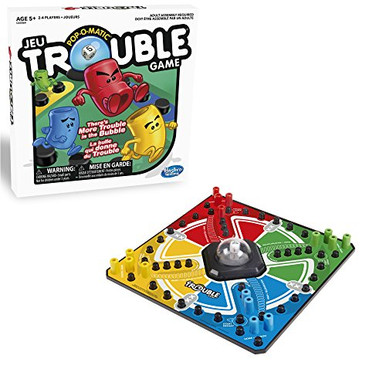 Hasbro Gaming Trouble Board Game - Warehousesoverstock