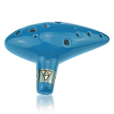 Ocarinawind 12 Hole Zelda Ocarina From Legend of Zelda Alto C Sky Blue ...