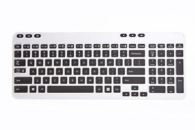 LEZE Ultra Thin Keyboard Cover for Logitech MK360 K360 Keyboard Black ...