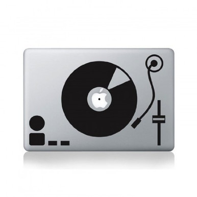 Record Turntable for MacBook Laptop Vinyl Sticker Decal ...