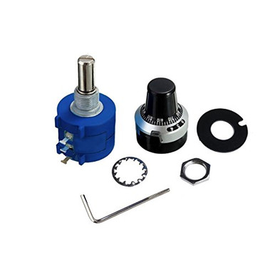 Karcy Adjustable Resistor Precision Potentiometer 5000 Ohm with 10 Turn ...